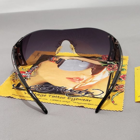 Ed Hardy | Accessories | Vintage Ed Hardy Sunglasses Ehs22 Skulls And ...